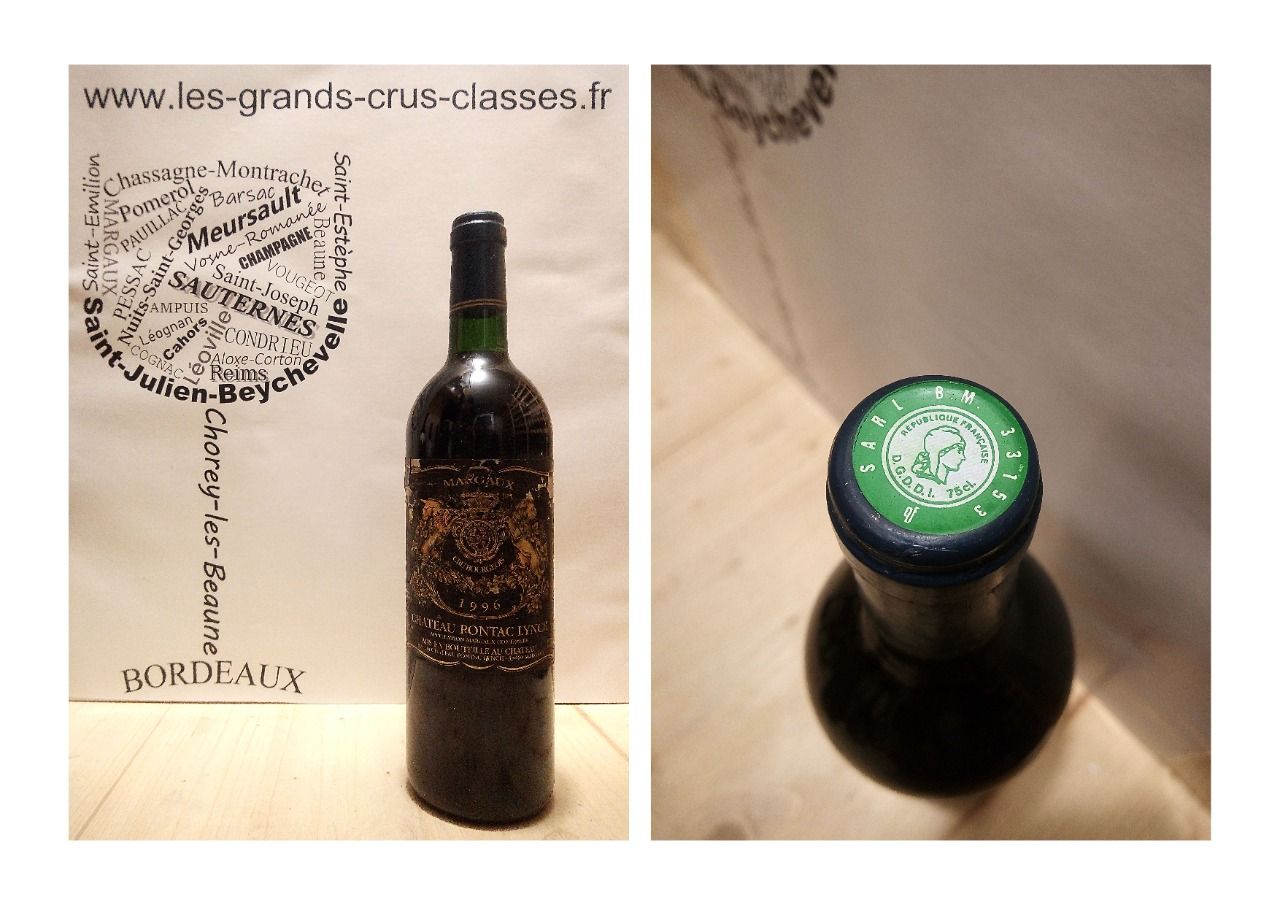 Château Pontac Lynch 1996 - Les-grands-crus-classes